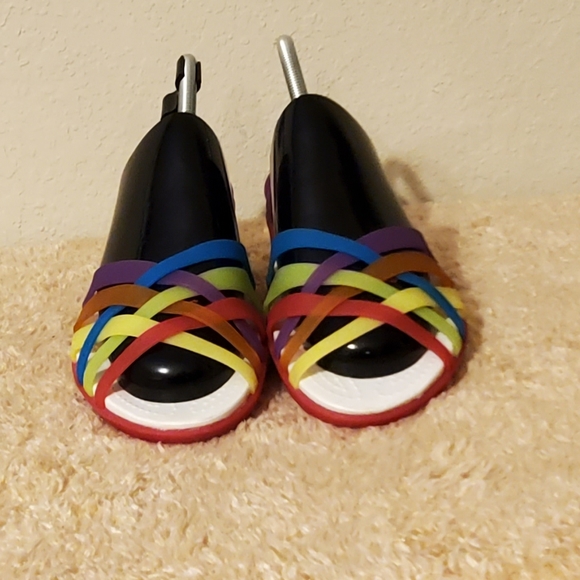 CROCS | Shoes | Croc Multicolor Sandals Womens Size 8 | Poshmark